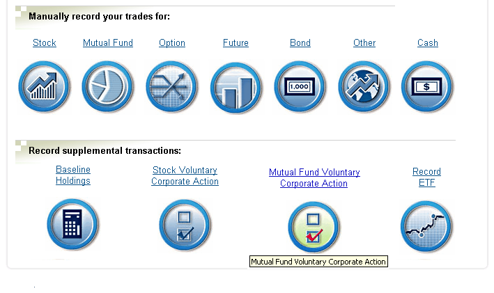Mutual Fund - Record Tender Offer (vol) Transaction